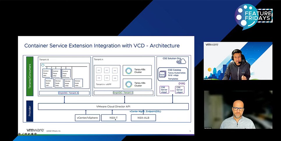 VMware Cloud Director Container Service Extension