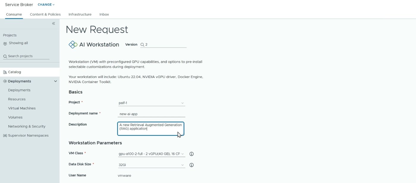 VMware Private AI Foundation with NVIDIA